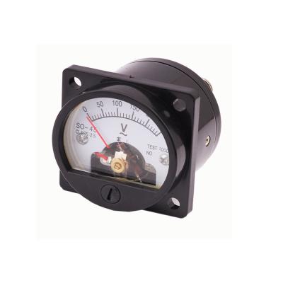 China Round Moving Coil DC Voltmeter SO-45 Digital Scale  Electric Voltage Meter for sale