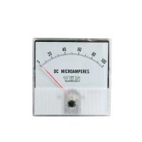 China Professional Moving Coil Analog 80x80mm Ammeter DC Microammeter for sale