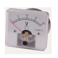 China Analog Panel Meter 60X60 AC Ammeter Electrical Voltmeter Gauge for sale