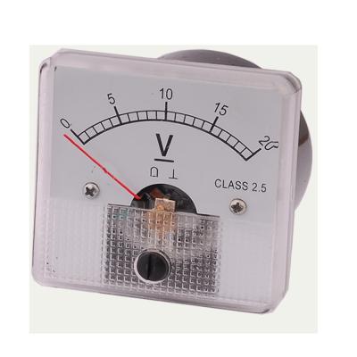 China Analog Panel Meter 60X60 AC Ammeter Electrical Voltmeter Gauge for sale