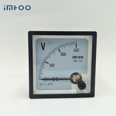 China Analog Panel Meter Voltmeter 72x72 AC 300V for sale