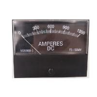 China 3.5'' 1200A DC Analog Panel Meter , Digital Analog Panel Amp Meter for sale