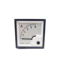 China 72x72mm Analog Panel Amp Meter Panel Mount CE Moving Coil Mechanism for sale