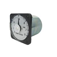 China YOKOGAWA Switchboard  Panel Analog Power Factor Meter 110x110mm 80x80mm Single Phase for sale
