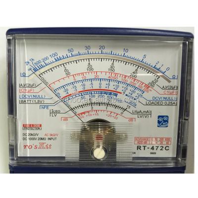 China 472C Analogue Multimeter Analog Meter 0.1-1000V Measuring Voltage Range for sale