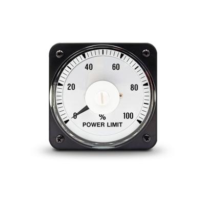 China Rugged Zinc-Plated Steel Analog Power Limit Meter with 101mm Cutout for Marine & Oilfield Applications for sale