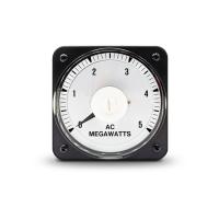 China Wide-Angle Analog AC Megawatt Meter – 0-5MW Marine & Industrial Power Monitoring for sale
