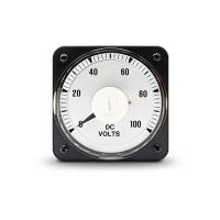 China Rugged DC Voltmeter 0-100V - Zinc-Plated Steel Casing, 101mm Cutout, 110mm Face, Marine & Oilfield Use for sale