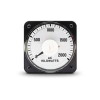 China AC Kilowatts Analog Panel Meter 0-2000 kW, Zinc-Plated Iron Casing, 101mm Cutout, 110mm Face(Replace Yokogawa) for sale