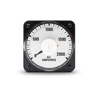 China 2000A AC Amperes Analog Panel Meter | Iron Zinc-Plated Casing, Square Panel Mount, Class 1.5 Accuracy for Industrial Power Distribution for sale