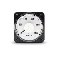 China 1000V DC Analog Voltmeter - Zinc-Plated Steel for Marine & Oilfield Applications for sale