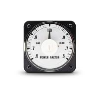 China Analog Power Factor Meter (0.5-1.0 Lag/Lead) - Zinc-Plated Steel for Marine & Oilfield Equipment for sale