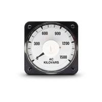 China 1500A AC Kilovars Panel Meter - Analog Dial, Square Panel Mount, Class 1.5 Accuracy for Industrial Power Distribution for sale