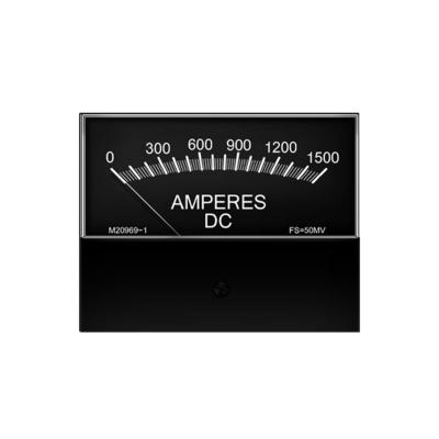 China Lincoln Welder Compatible DC Ammeter 0-1500A, 50mV Full Scale, Durable Industrial Panel Meter (Replaces Similar Size Meters) for sale
