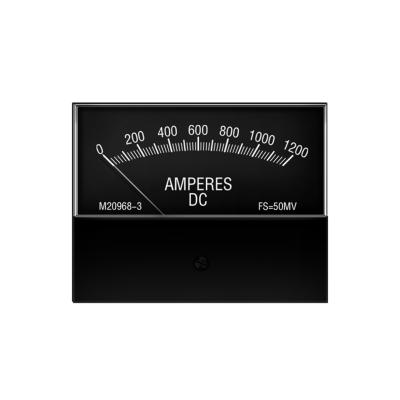 China M20968-3 DC Ammeter for Lincoln Welders - Durable Analog Current Gauge, 0-1200A DC Range for sale