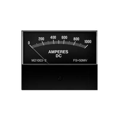 China M21003-2 DC Ammeter for Lincoln Welders - 0-1000A, FS=50MV, Rugged Analog Panel Gauge for sale