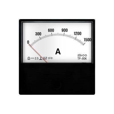 China TP-80K 1500A DC Analog Ammeter | Rugged Housing, High Accuracy Pointer Display for Industrial Welding for sale