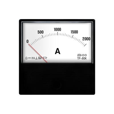 China TP-80K 2000A Analog Ammeter - Welding Machine Dedicated, Durable Case, High Accuracy for sale