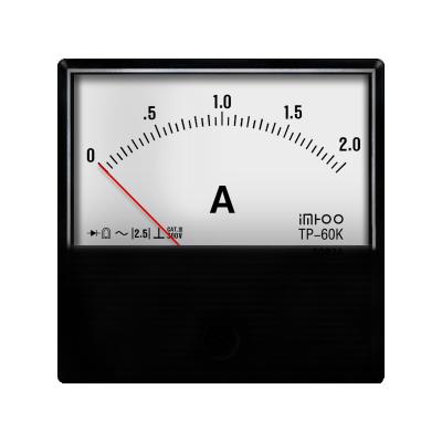 China TP-60K Analog AC Ammeter 0-2A Panel Amp Meter for Welding Machine & Power Distribution Equipment for sale
