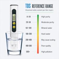 China IMHOO TDS-M2 Digital TDS Meter 0-9990 Ppm for Drinking Water ODM CE LCD Titanium Probe IP65 for sale