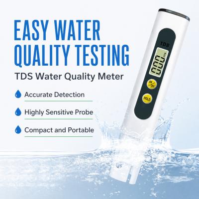 China IMHOO TDS-M2 Digital TDS Meter 0-9990 Ppm for Drinking Water ODM CE LCD Titanium Probe IP65 for sale