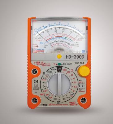 China IMHOO HD-390D Analog Pointer Multimeter AC DC Voltage 10A Auto Off Multi Meter Multimetro Shockproof Appliance Repair ODM CE for sale