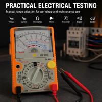 China IMHOO HD-390C Analog Manual Range Multimeter 10A CAT III 600V AC DC Voltage Multi Meter Multimetro HFE Tester ODM CE for sale