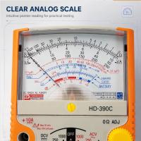 China IMHOO HD-390C Analog Manual Range Multimeter 10A CAT III 600V AC DC Voltage Multi Meter Multimetro HFE Tester ODM CE for sale