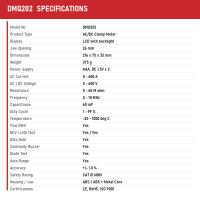 China IMHOO DMQ202 Digital Clamp Meter 600A AC True RMS for Industrial Maintenance ODM CE CAT III for sale