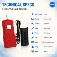 China 9.9 KV LCD Electric Fence Voltage Tester Digital Voltmeter with IP65 Protection Portable for Farm and Garden Use for sale