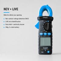 China True RMS Clamp Meter 600A AC 4000 Counts Digital Clamp Multimeter Tester for HVAC CAT III Industrial Use for sale