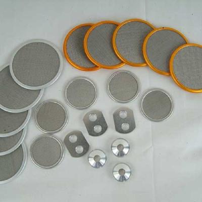 China Stainless Steel 304/316L Filter Mesh Disc for Plastic Extruder - 1-300μm Range, 3.2MPa Pressure, 600°C Temperature for sale