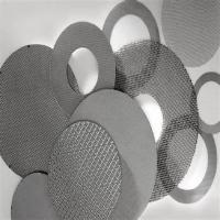 China Stainless Steel 304/316L Filter Mesh Disc for Plastic Extruder - 1-300μm Range, 3.2MPa Pressure, 600°C Temperature for sale