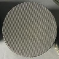 China 304 316 Stainless Steel Woven Wire Mesh Filter Discs 1-300 Micron 1000x1000mm Multi-Layer Extruder Screens for sale