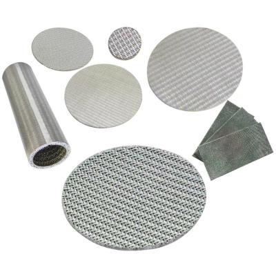 China Stainless Steel Filter Disc 1-300 Micron with 3.2MPa Pressure Rating and 600°C Temperature Range for sale
