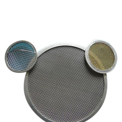 China Covered-Edge Stainless Steel Mesh Fuel Filter Discs 1-300μm, 3.2MPa Pressure, SUS316/SUS316L Material for sale