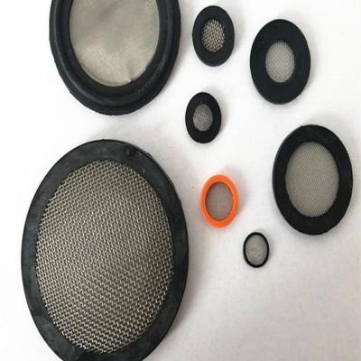 China Silicone Rubber Filter Gasket Flat Oil Seal 304 Steel 40 Mesh 1-300 Micron for sale