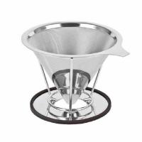 China Reusable Stainless Steel Pour Over Coffee Filter 5-600mm Custom Size with 0.3mm Aperture and 2000pcs Weekly Capacity for sale