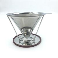 China Reusable Stainless Steel Pour Over Coffee Filter 5-600mm Custom Size with 0.3mm Aperture and 2000pcs Weekly Capacity for sale