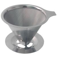 China Stainless Steel Coffee Filter Mesh 1-635 Mesh Range 5-600mm Diameter Pour Over Dripper Reusable for sale