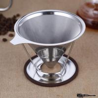 China Stainless Steel Coffee Filter Mesh 1-635 Mesh Range 5-600mm Diameter Pour Over Dripper Reusable for sale
