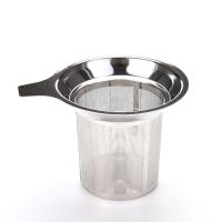 China Food Grade Stainless Steel 304 Tea Infuser with 2-2000μm Filter Precision and 7.5×9cm Size for sale