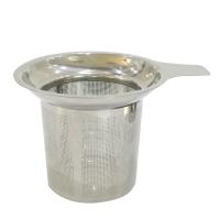 China Food Grade Stainless Steel 304 Tea Infuser with 2-2000μm Filter Precision and 7.5×9cm Size for sale