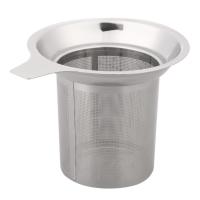 China Stainless Steel Tea Strainer Infuser with 2-2000μm Filter Precision and 7.5×9cm Size for Optimal Tea Brewing for sale