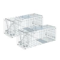 China Humane Catch and Release Live Animal Trap Cage - 45x25x30cm Fox & 120x50x50cm Dog Models for sale