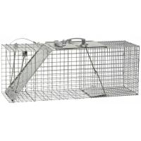 China Heavy Duty Live Animal Cage Trap 45x25x30cm & 120x50x50cm with Galvanized Steel Construction for sale