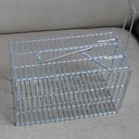 China Heavy Duty Live Animal Cage Trap 45x25x30cm & 120x50x50cm with Galvanized Steel Construction for sale