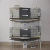 China Commercial Galvanized Rabbit Cage 3 Layers 12 Doors for Large Farming Hot Dipped Galvanized for sale