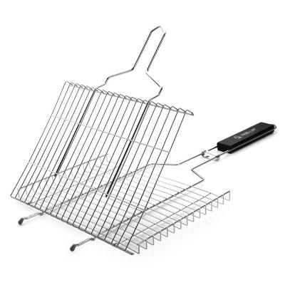 China Stainless Steel Barbecue Grill Mesh with 0.5mm-2mm Wire Diameter and Multiple Size Options 18x26cm to 40x25cm for sale