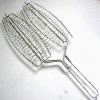 China Stainless Steel Barbecue Grill Mesh with 0.5mm-2mm Wire Diameter and Multiple Size Options 18x26cm to 40x25cm for sale